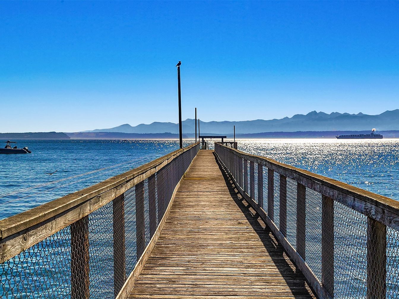 $10M Estate with 140 ft of Beachfront & Breathtaking Views of Puget ...