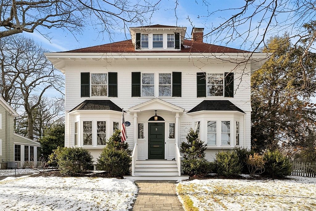 1890 Frank W. Wunderlich House in Massachusetts: A Colonial Revival ...