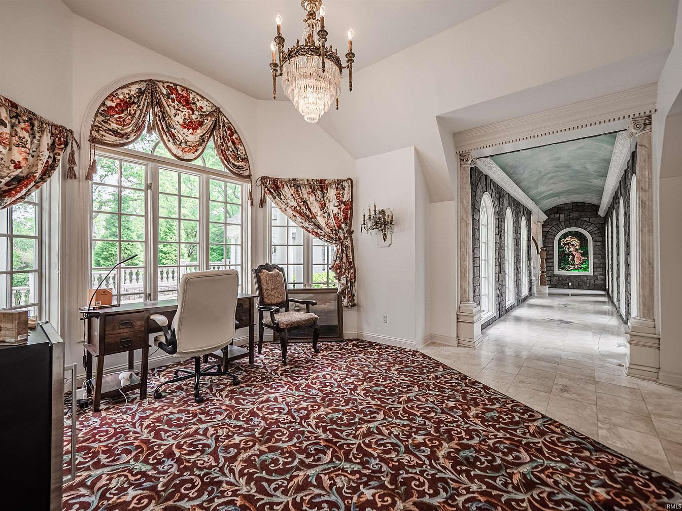 1926 Estate in Indiana, Nestled on 5 Acres of Tranquil Woods with ...